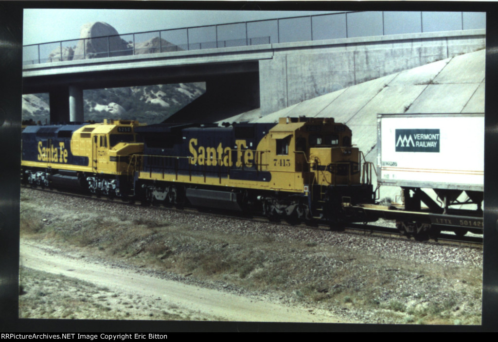 ATSF 7415 and 5250